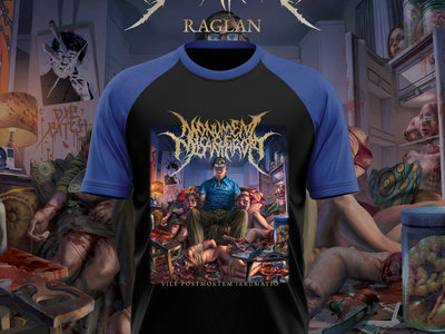 MONUMENT OF MISANTHROPY - Vile Postmortem Irrumatio Raglan T-shirt ...