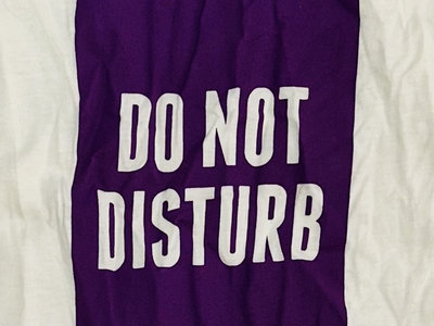 Do Not Disturb t-shirt, white (Men's & Women's) | Gruff Rhys