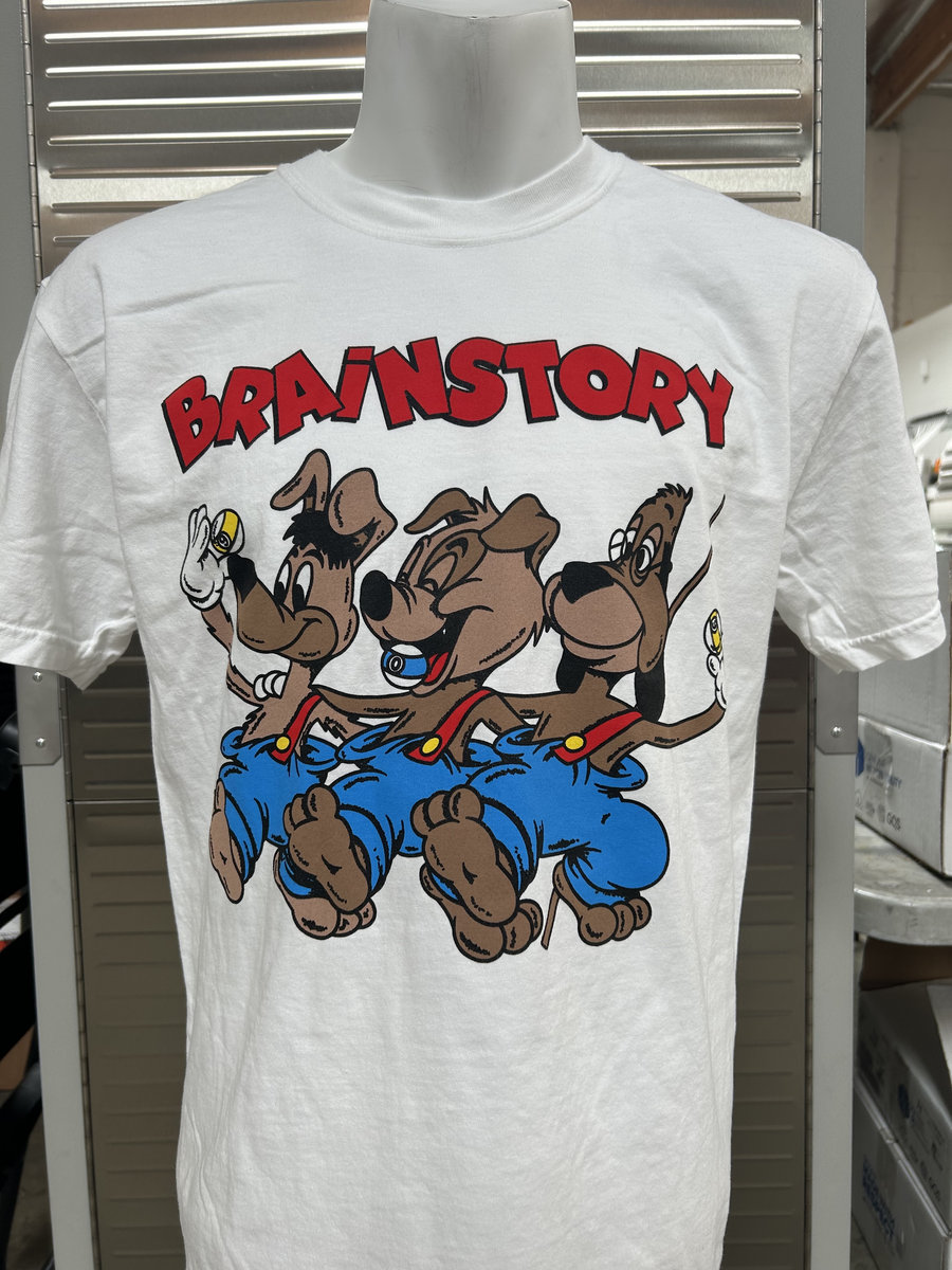 3 Little Dogs Shirt (Red Letters) | Brainstory