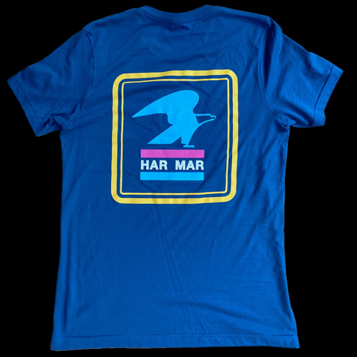 Letter Lover Cool Blue T-Shirt w/ 2-Sided Print | Har Mar Superstar