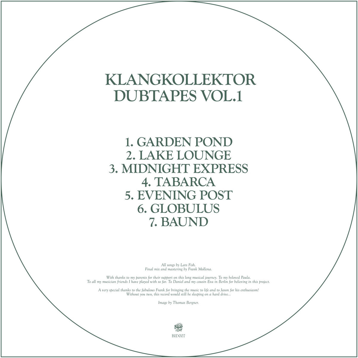 Dubtapes Volume 1 | Klangkollektor