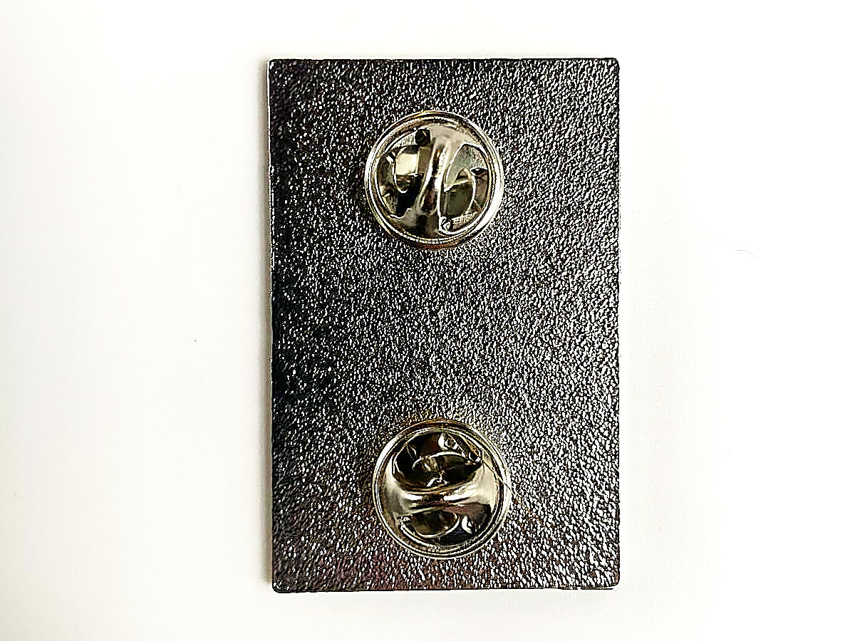 METAL LOGO PIN, rectangle | Messa