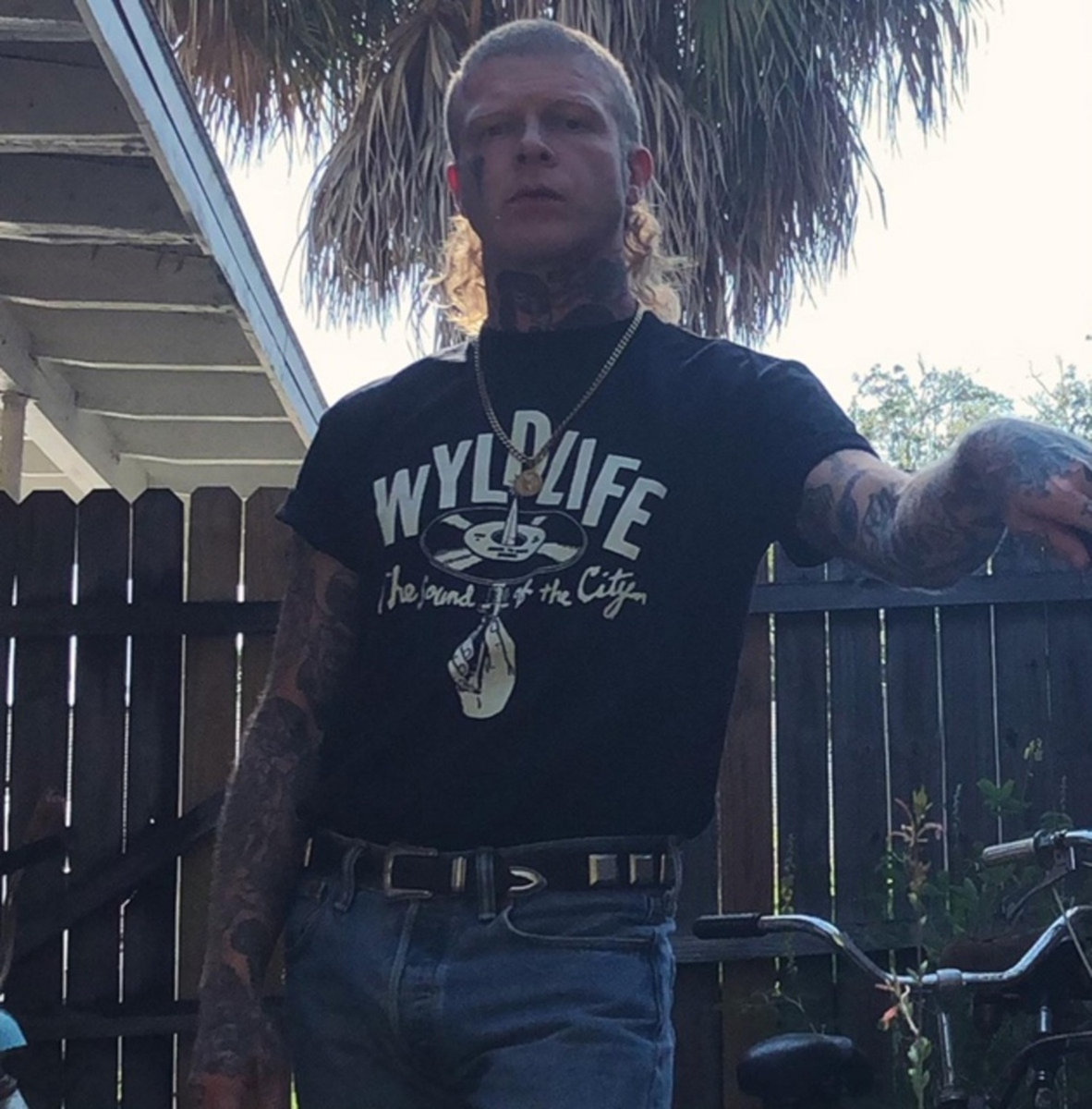 WYLDLIFE x Mike Krol Tee (Vanilla Cream on Pitch Black) | WYLDLIFE