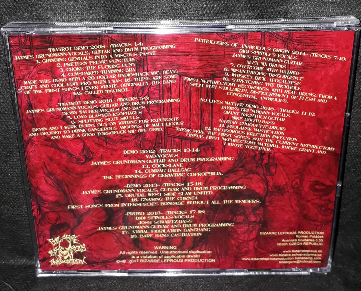 NEPHRECTOMY: Rarities Of Fetishism – CD | Cemiterio Records