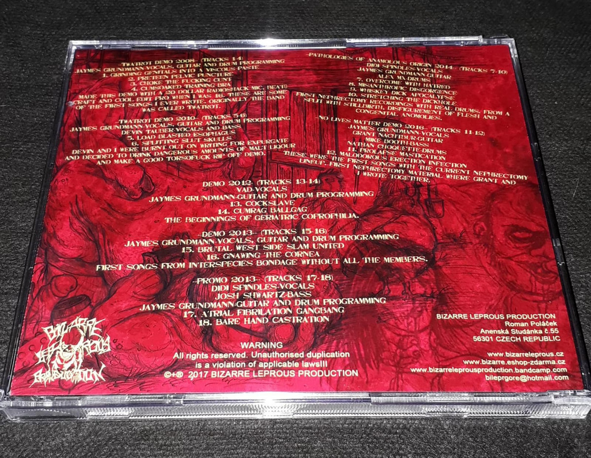 NEPHRECTOMY: Rarities Of Fetishism – CD | Cemiterio Records