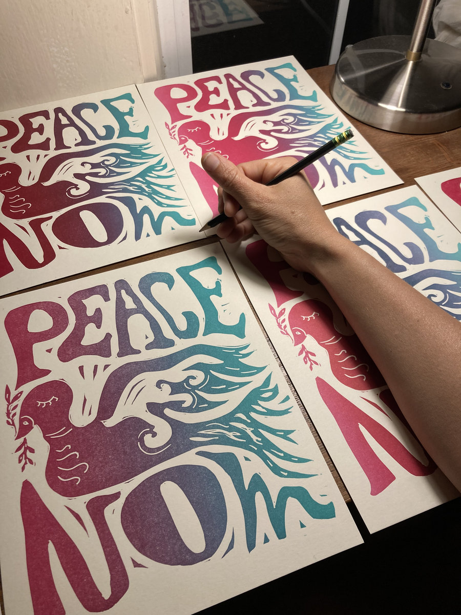 Peace Now Print | Little Mazarn