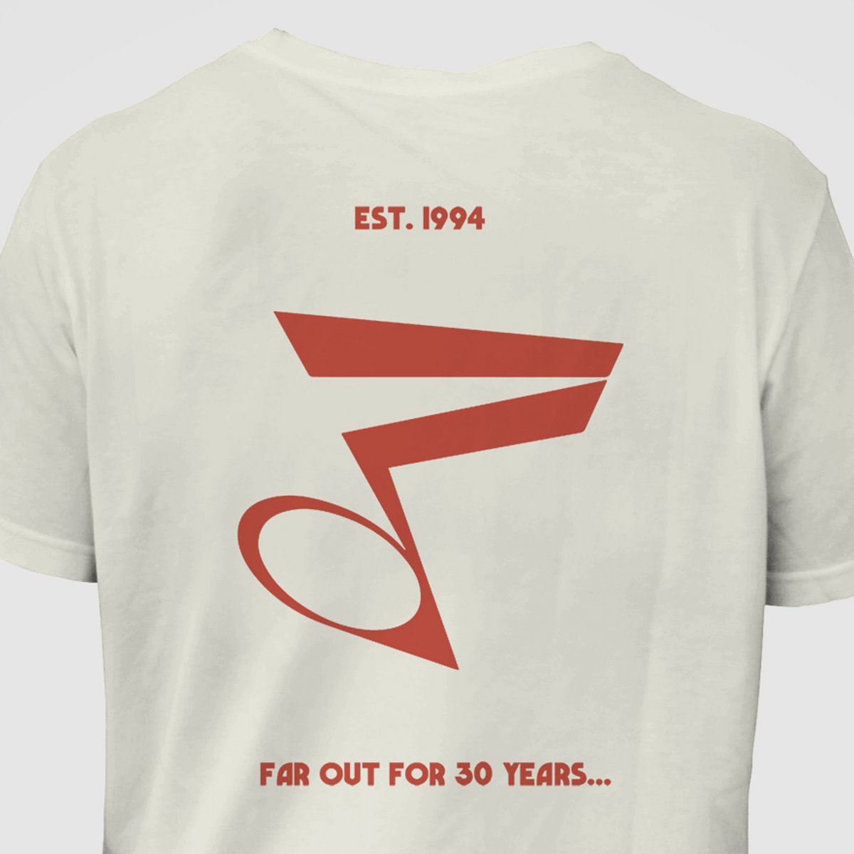 Far Out 30th Anniversary T-shirt (Off White) | Far Out Recordings