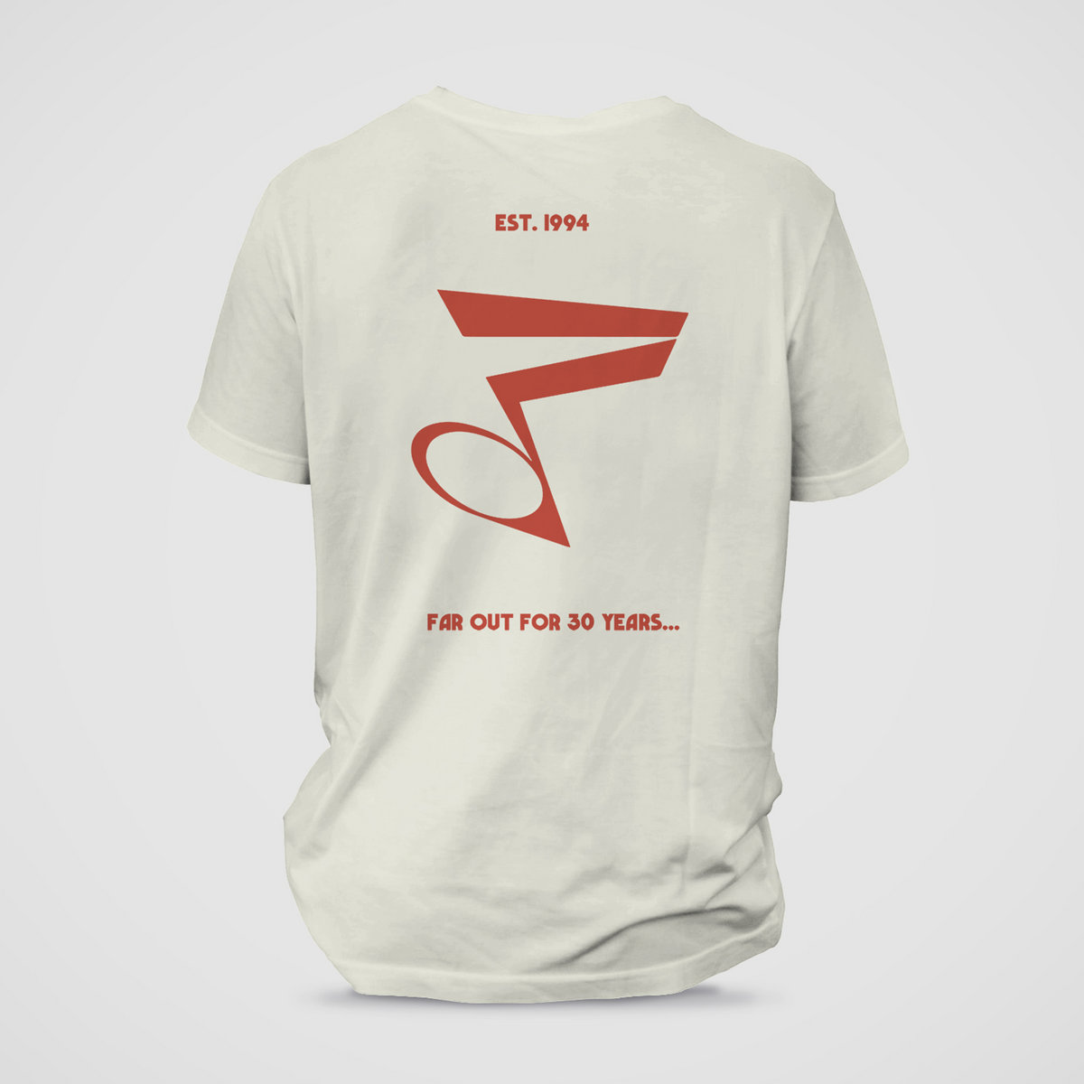 Far Out 30th Anniversary T-shirt (Off White) | Far Out Recordings