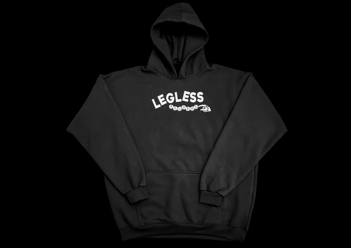 Legless | Logo Hoodie | Black | Legless Records