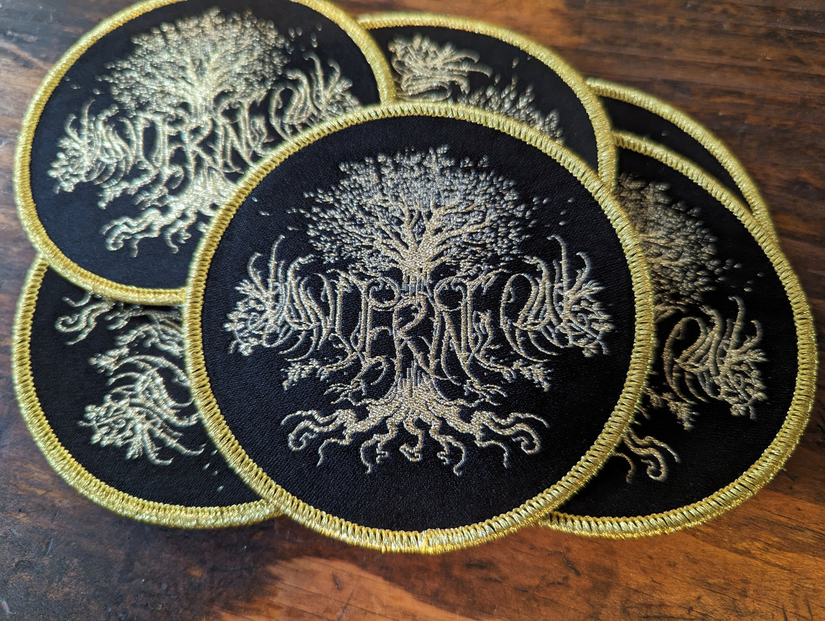 Logo Patch, Round, Gold Foil | Wandering Oak