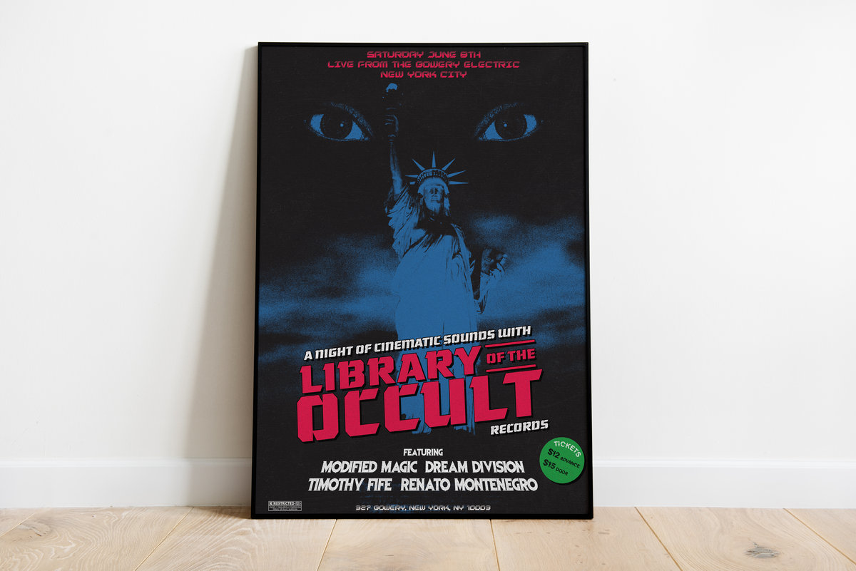 Library Of The Occult New York Event Poster | Library Of The Occult