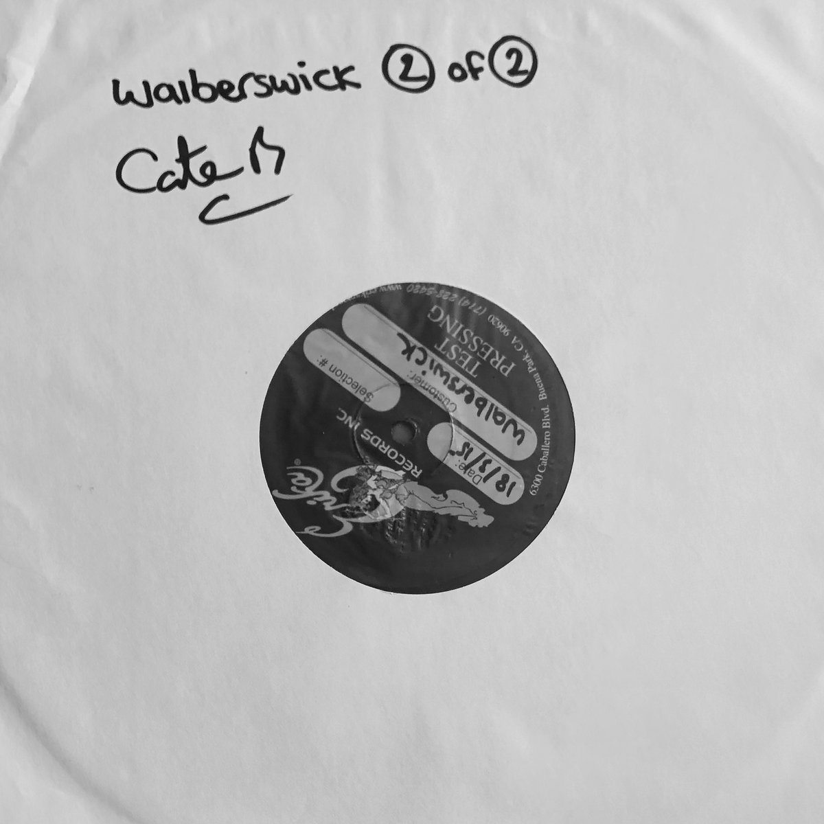 Test pressing of Walberswick by Cate Brooks. | Cate Francesca Brooks