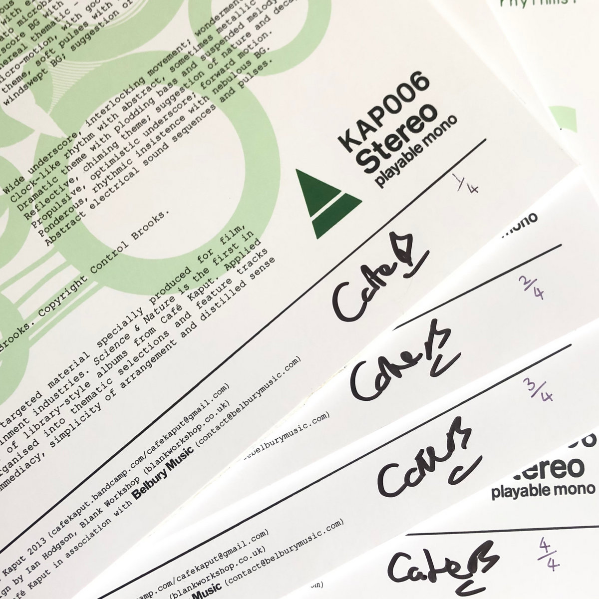 Applied Music Vol.1 - Science & Nature | Cate Francesca Brooks