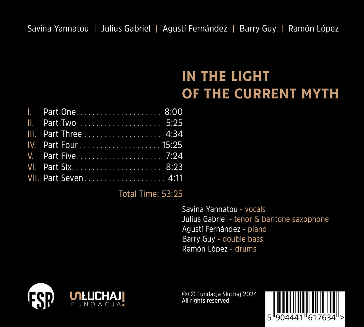 In The Light Of The Current Myth | Savina Yannatou /Julius Gabriel ...