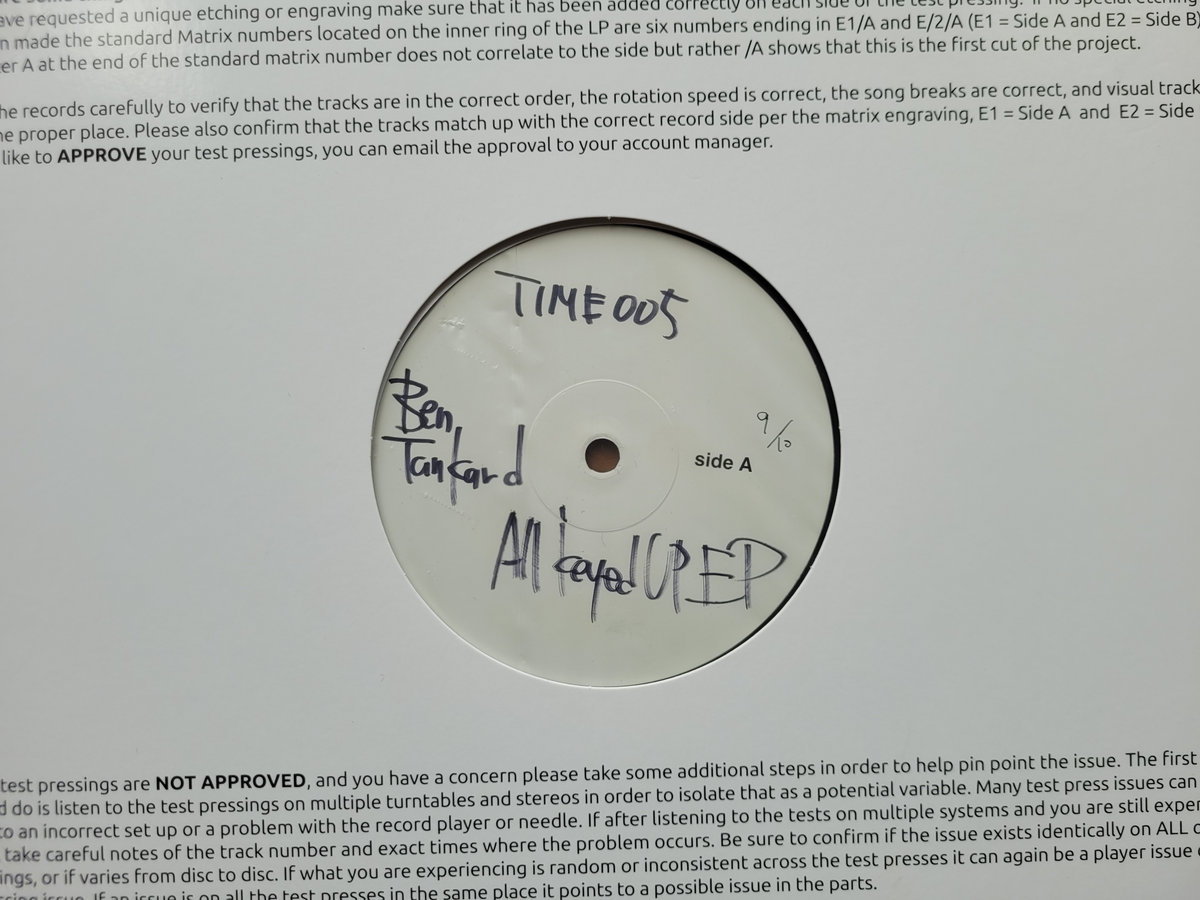 All Keyed Up EP | Ben Tankard | Time Capsule