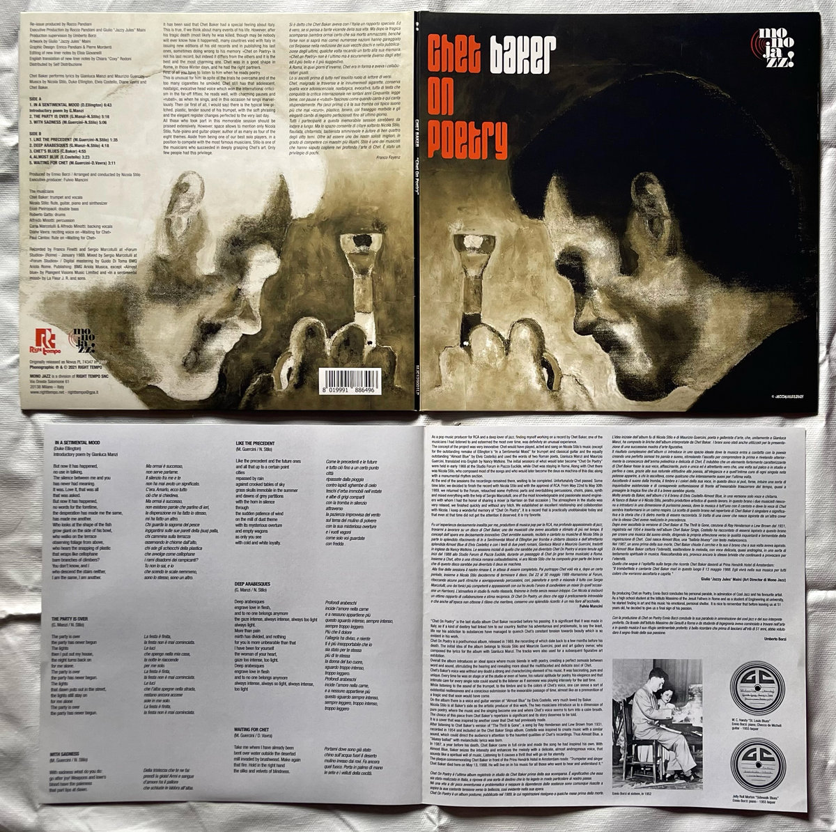 Chet On Poetry | Chet Baker | Right Tempo / Mono Jazz / Easy Tempo