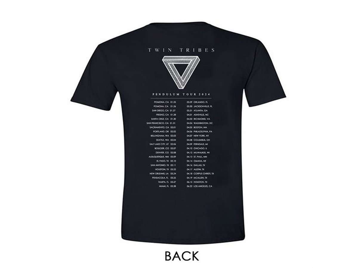 "Pendulum 2024 Tour" tee | Twin Tribes