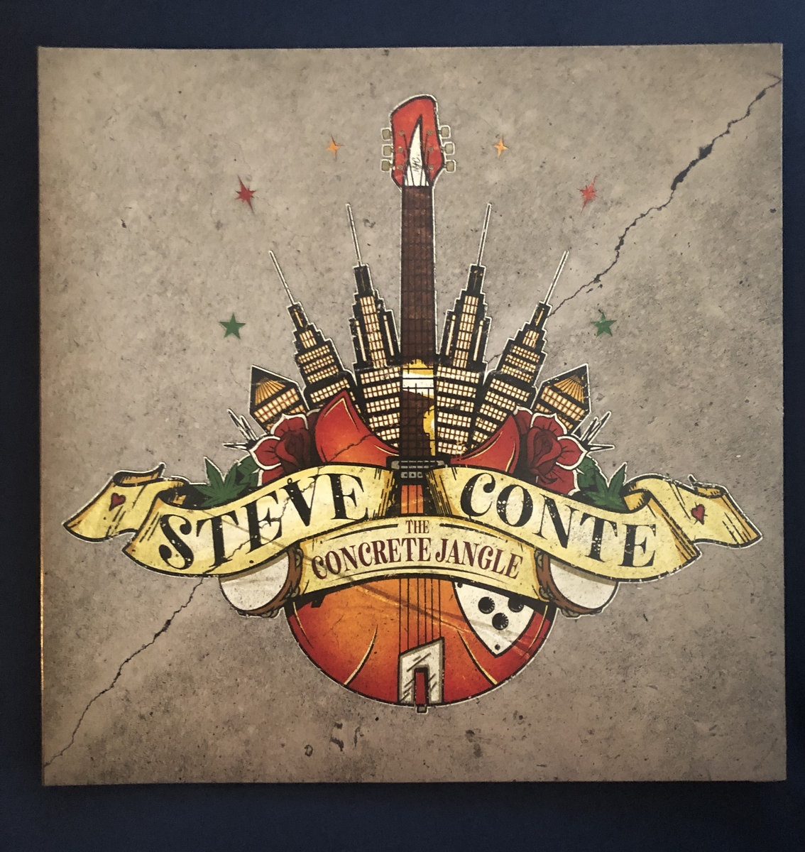 The Concrete Jangle on Orange Vinyl - Signed by Steve! | Steve Conte