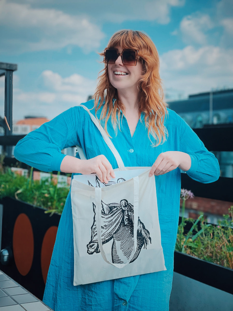 Blind On A Galloping Horse Tote Bag | David Holmes