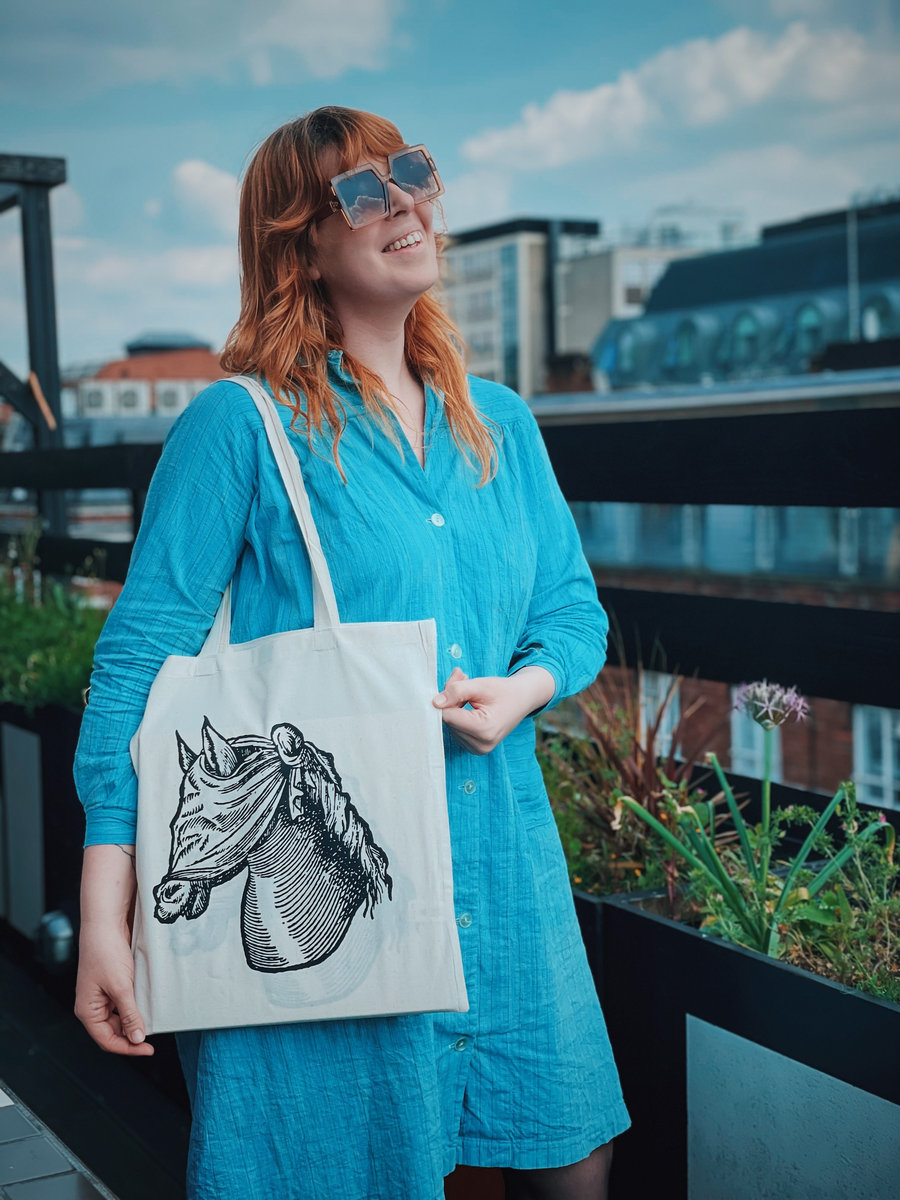Blind On A Galloping Horse Tote Bag | David Holmes