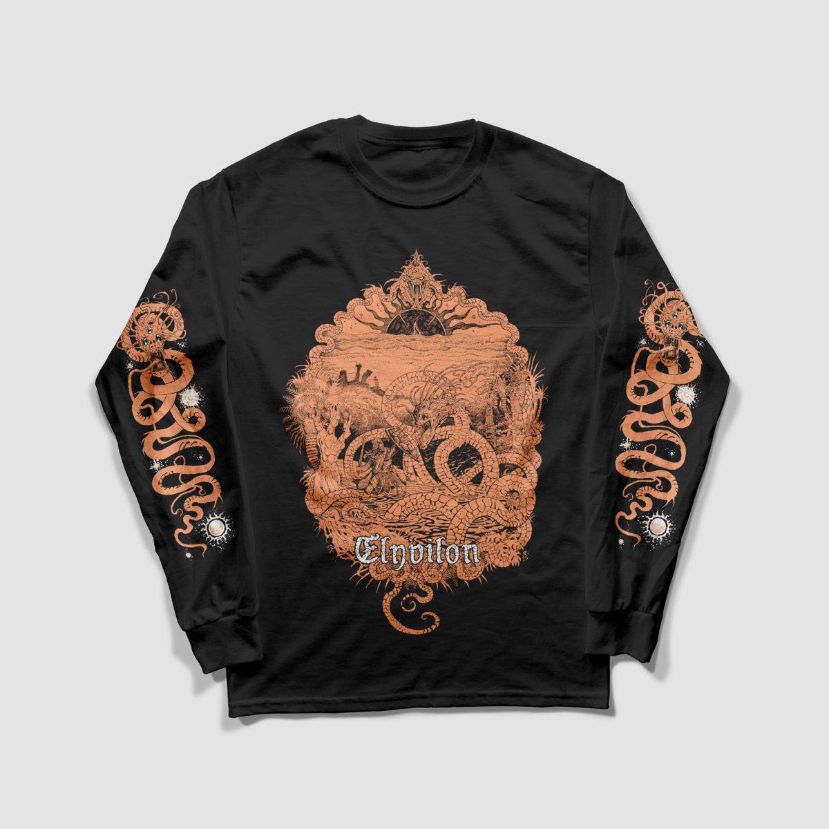 Longsleeve - 'Serpent of the Forgotten Pools' Three Panel | Elyvilon