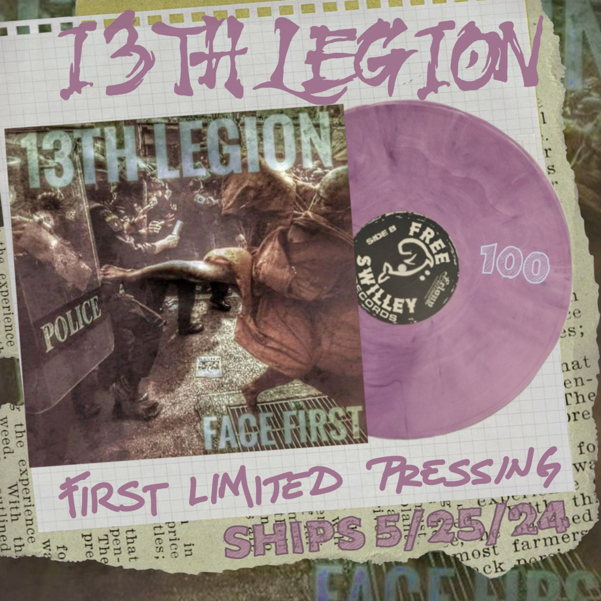 FACE FIRST | 13TH LEGION | 13th Legion