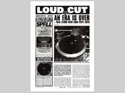 LOUD CUT #1 - Magazine, 8 pages | DJ Sotofett