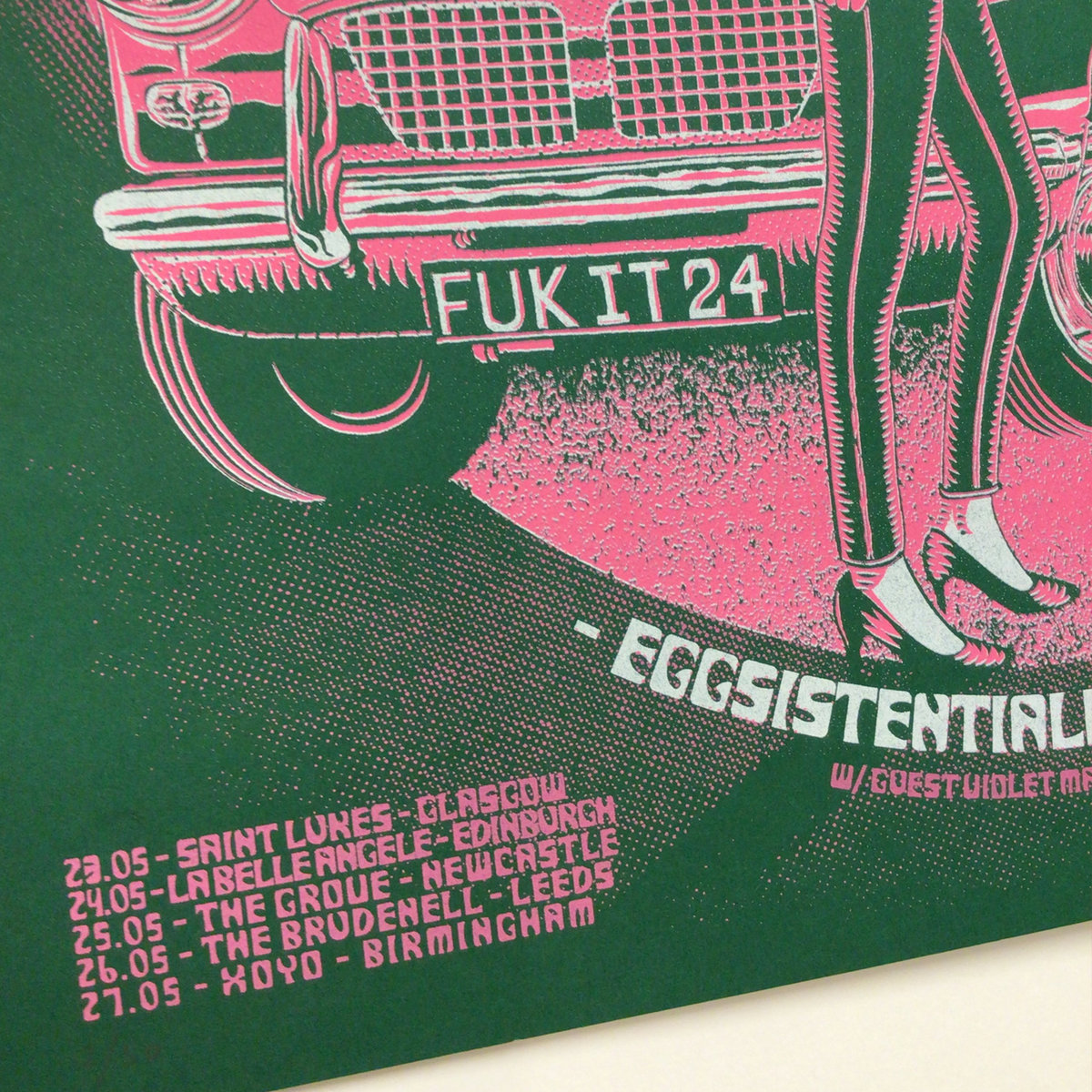 The Lovely Eggs - Spring 2024 'Eggsistentialism' Tour (A2 Screenprint ...