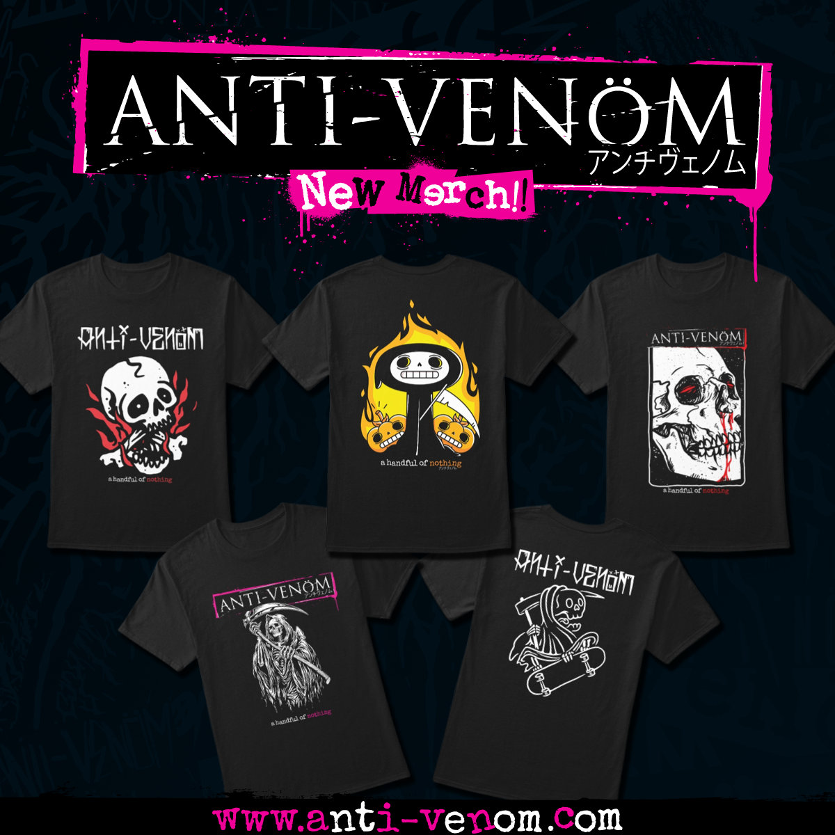 Find my merch in the links below! | Anti-Venöm