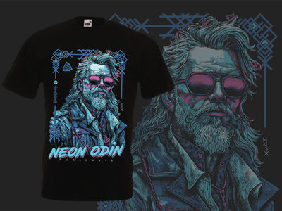 Norsewave T-shirt | Neon Odin
