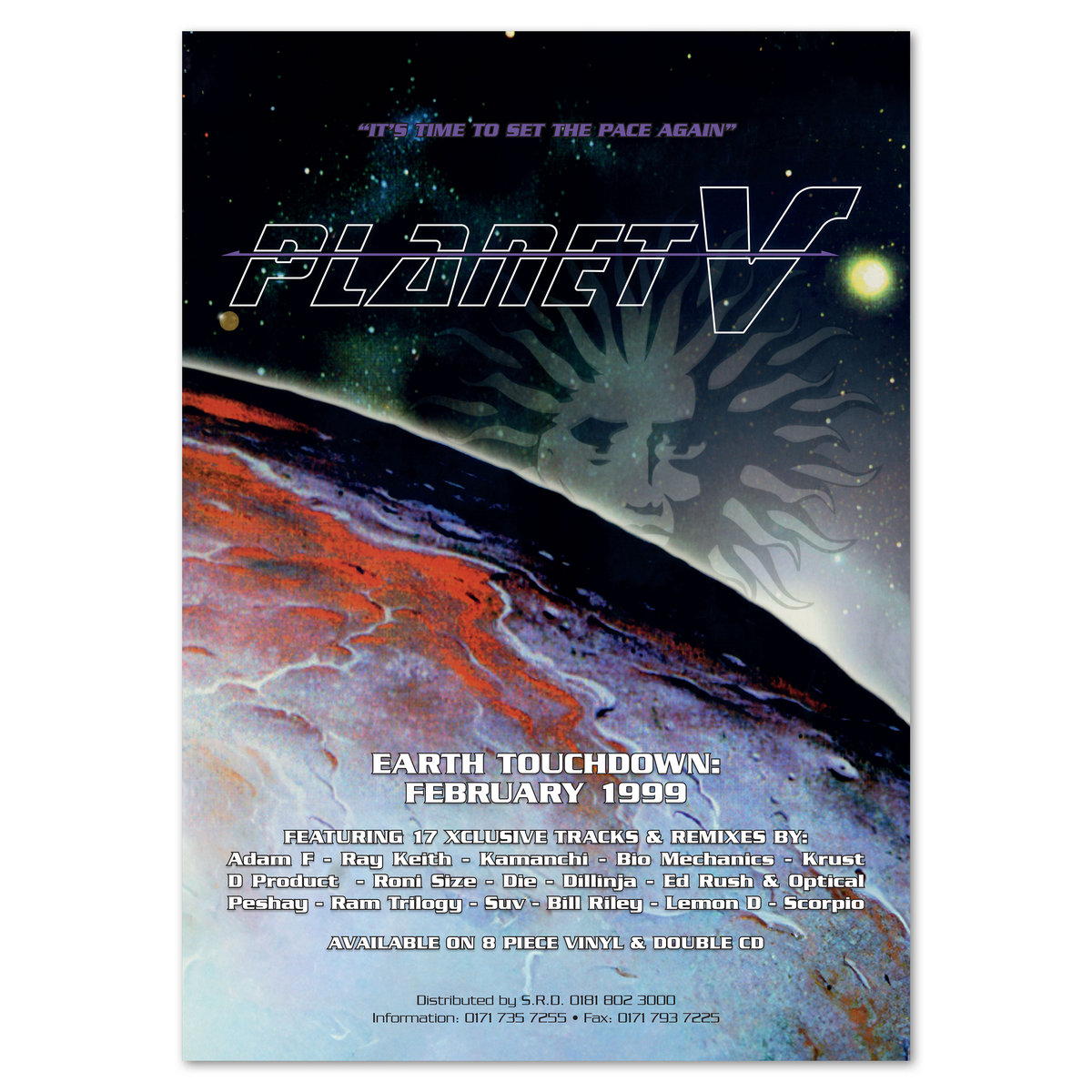 Planet V Album Poster [A2] | V Recordings