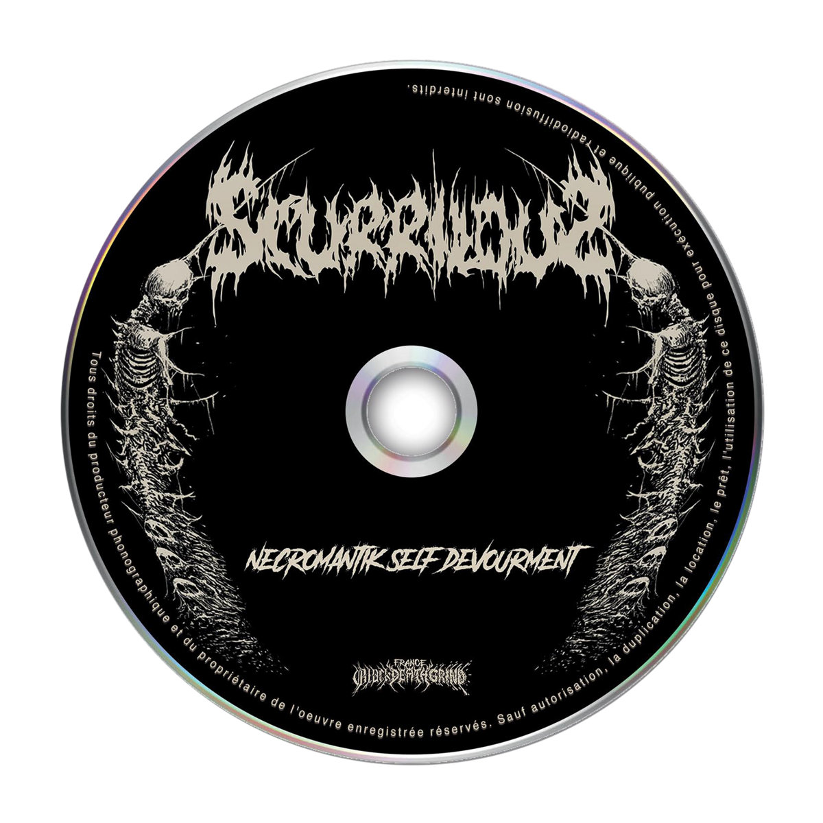 SCURRILOUS - Necromantik Self Devourment | France, Black, Death, Grind
