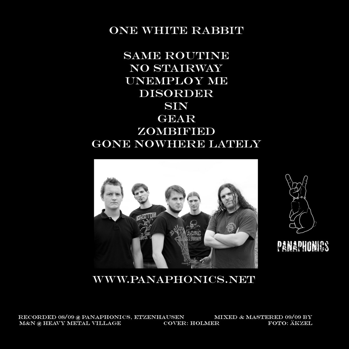 One White Rabbit - Album | PANAPHONICS