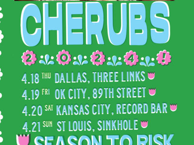 Season to Risk / Cherubs Tour Poster 2024 | Season To Risk