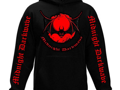 Red Bat Hoodie | Midnight