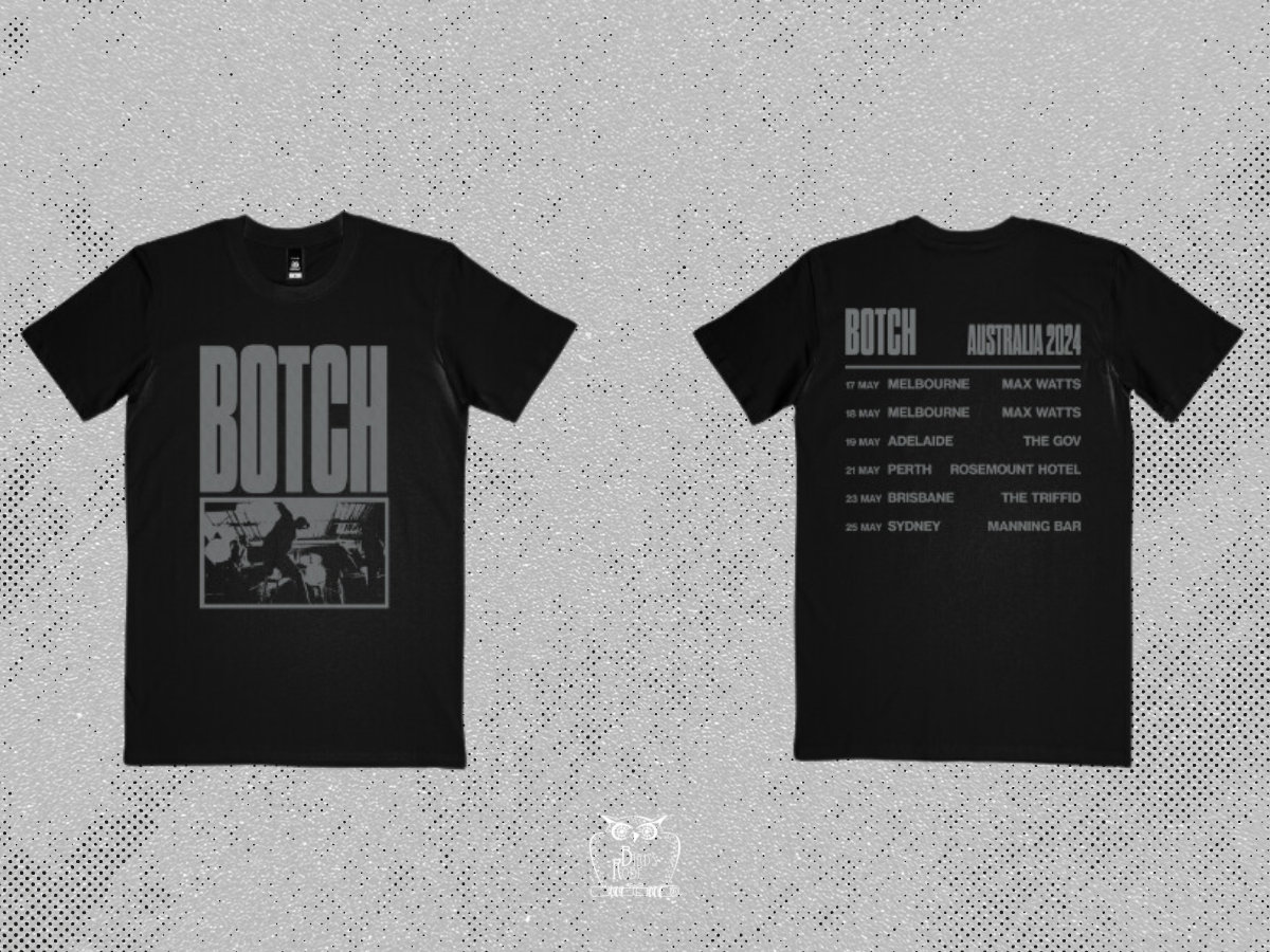 Botch Australian Tour T-Shirt | Bird's Robe Records