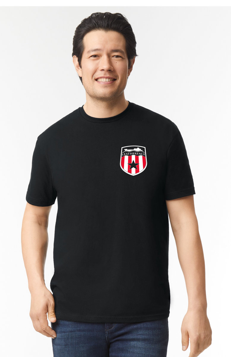 Tee - LF - Shield Logo (On Left Breast) | Leatherface
