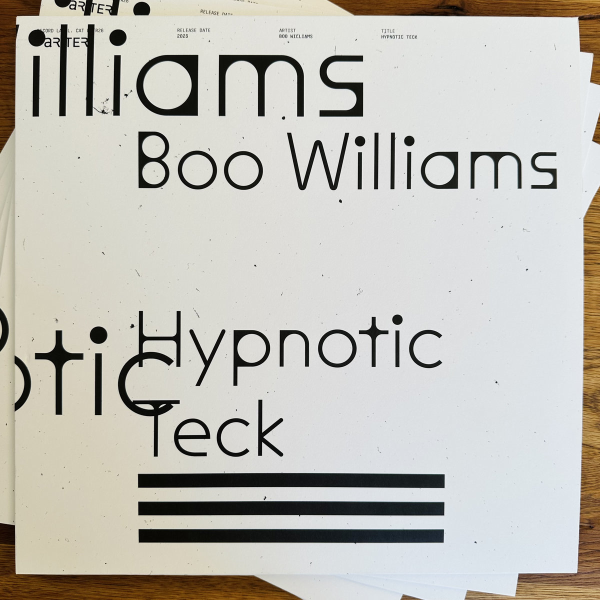 Boo Williams - Hypnotic Teck | Pariter