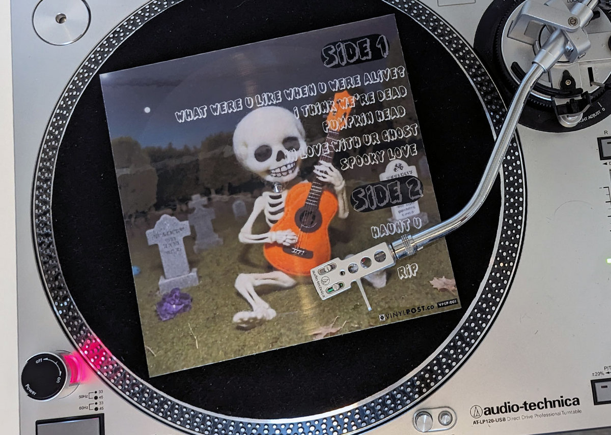 "spooky love" Vinyl | vhs ghost