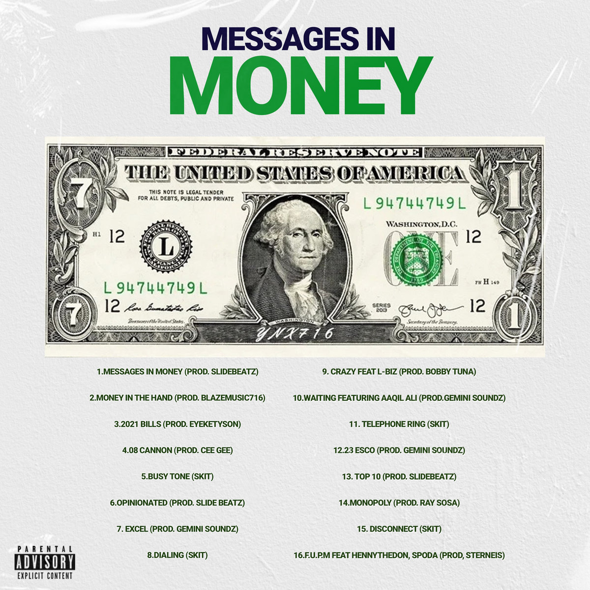 Messages in Money | Y.N.X.716
