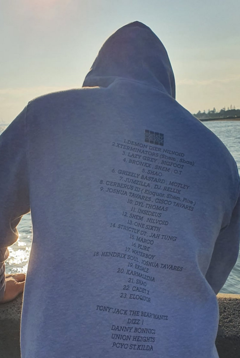 Official Jase Connection 2 hoodie. (Blue on Grey) | JaseBeathedz