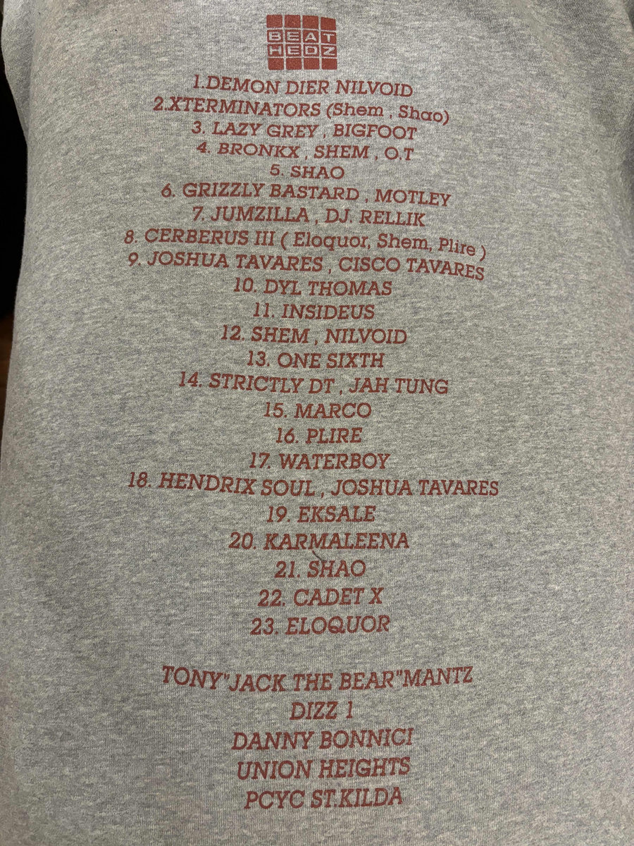 OFFICIAL JASE CONNECTION 2 (DARK RED ON GREY) | JaseBeathedz