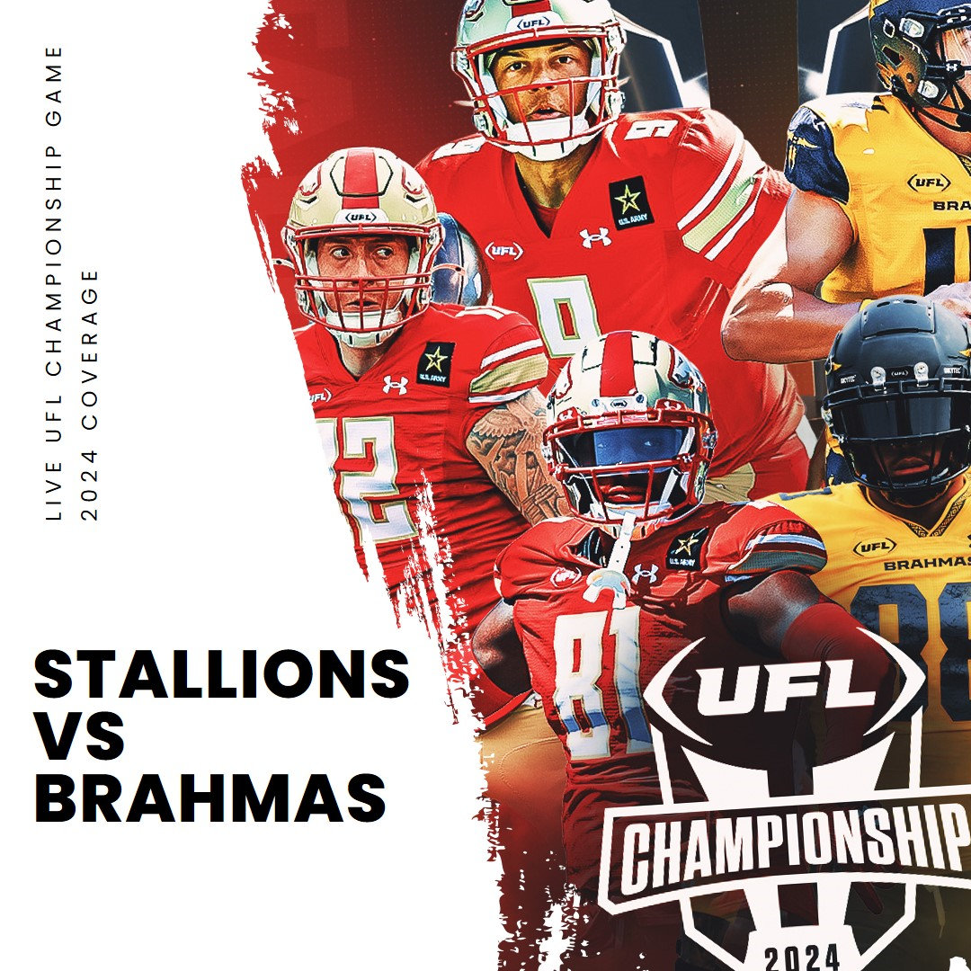 Brahmas vs Stallions live UFL Championship On US Tv | UFL Championship ...