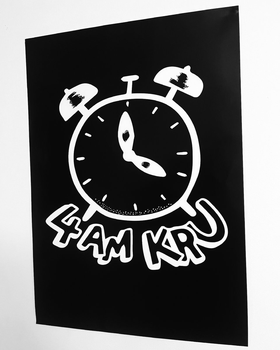 4am Kru Poster Bundle - Black | 4am Kru