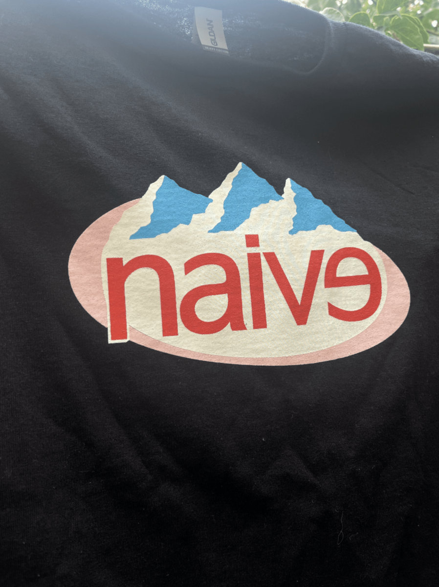naive original logo tee - black | naive