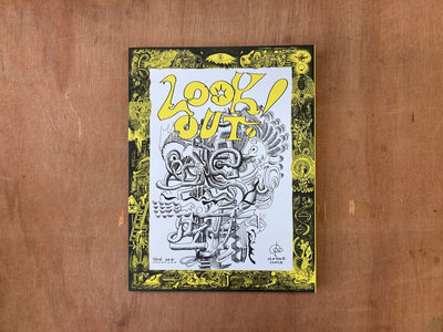 'Look Out!' Issue #1 (Risograph printed Zine) | Moonshake Design