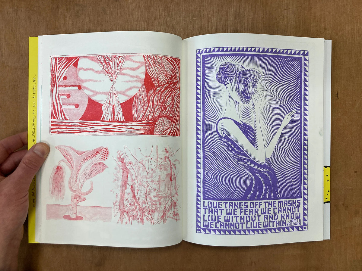 'Look Out!' Issue #1 (Risograph printed Zine) | Moonshake Design