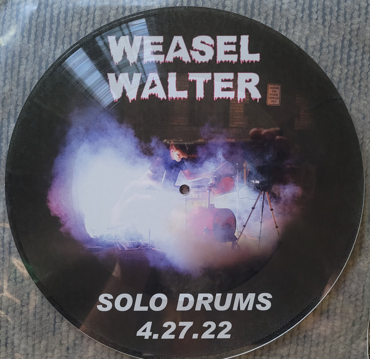 split 10" pic disc | Burkland Fiorentino Paternostro Sarkar Quartet / Weasel Walter | Imploding ...