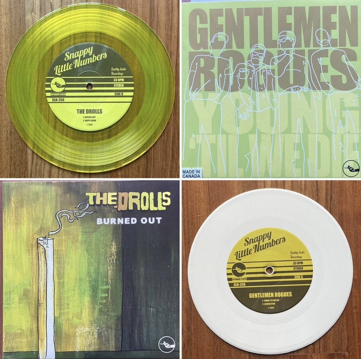 The Drolls / Gentlemen Rogues Split Single | Gentlemen Rogues