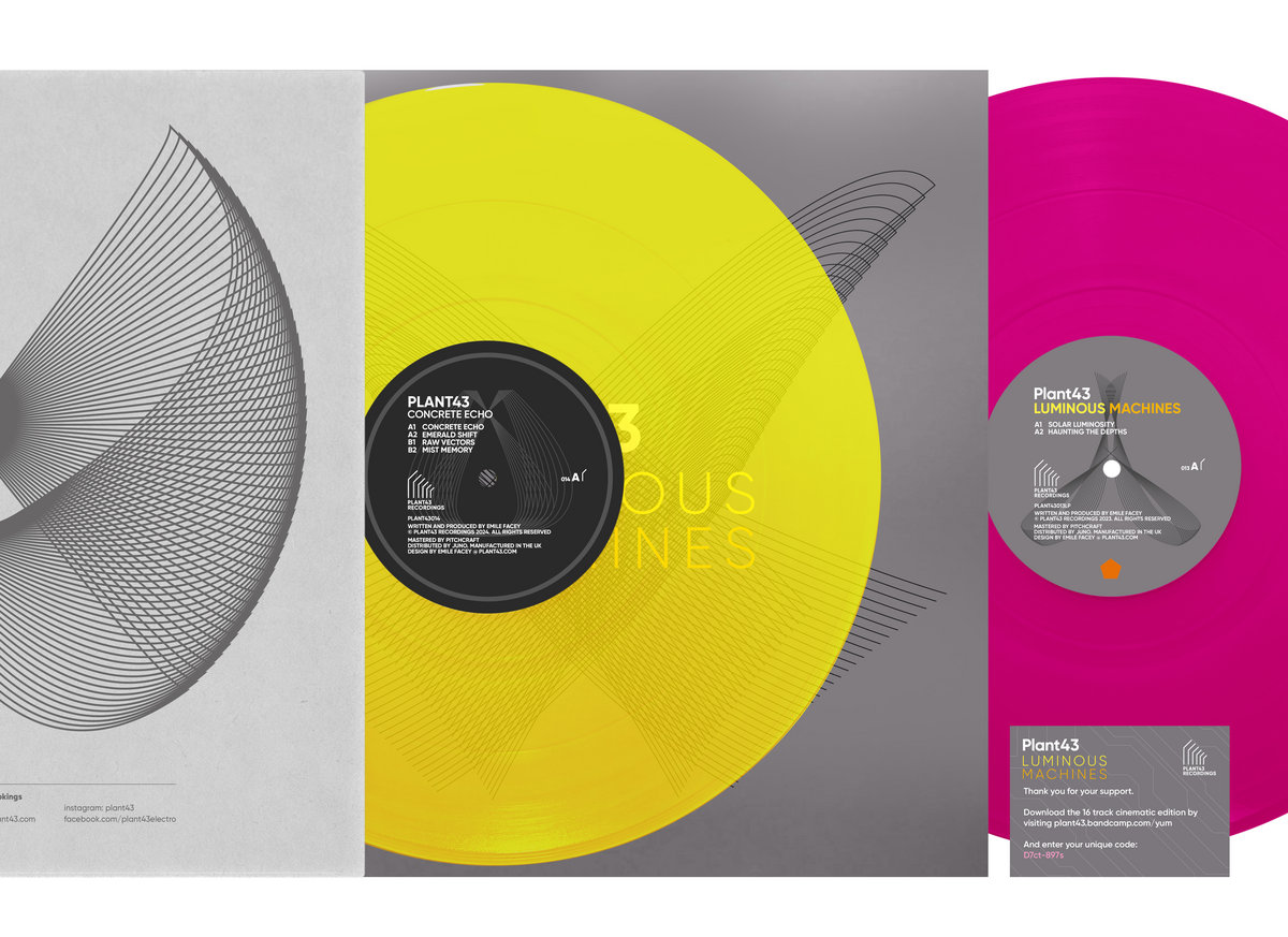 Concrete Echo 12" and Luminous Machines 2x12" vinyl bundle | Plant43